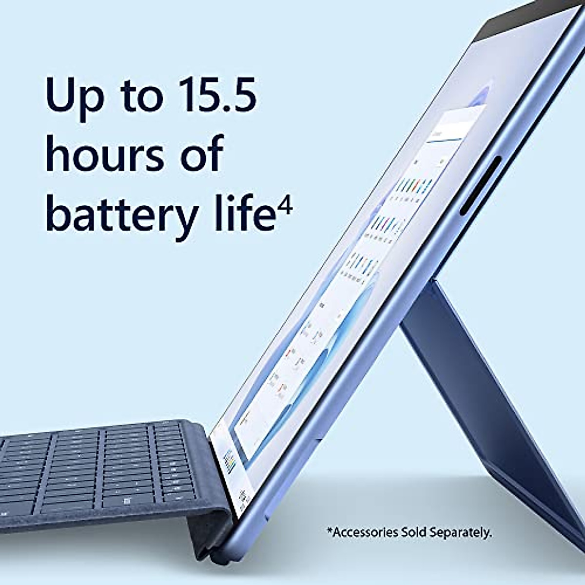 Microsoft QIL-00035 Surface Pro 9 13" Touch Tablet, Intel i7, 16GB/256GB, Sapphire Bundle Surface Dock 2 and 1 YR CPS Enhanced Protection Pack