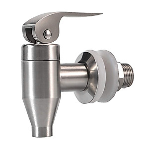 Stainless Steel Beverage Water Drink Dispenser Durable Replacement Push Style Spigot Faucet Food Grade Polished Finished