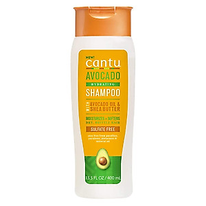 Cantu Avocado Shampoo 13.5 Ounce (400ml) (Pack of 3)