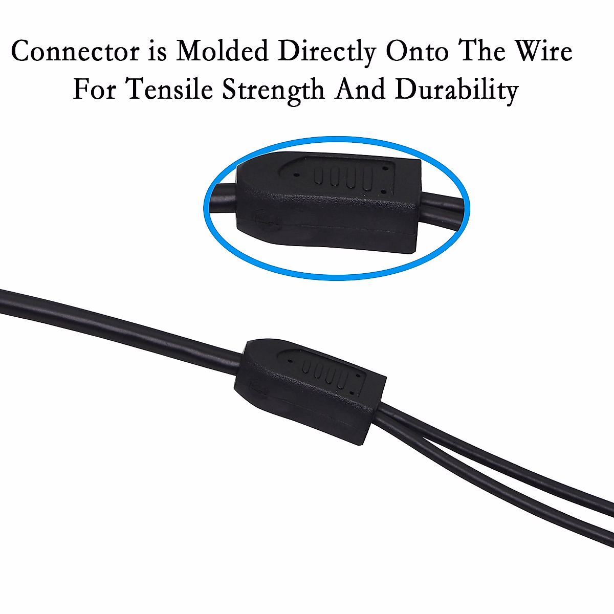 PNGKNYOCN BNC Coaxial Y Splitter Cable BNC Male to Dual BNC Female Connector Adapter Cable for Cameras and Video Equipment（0.4m）