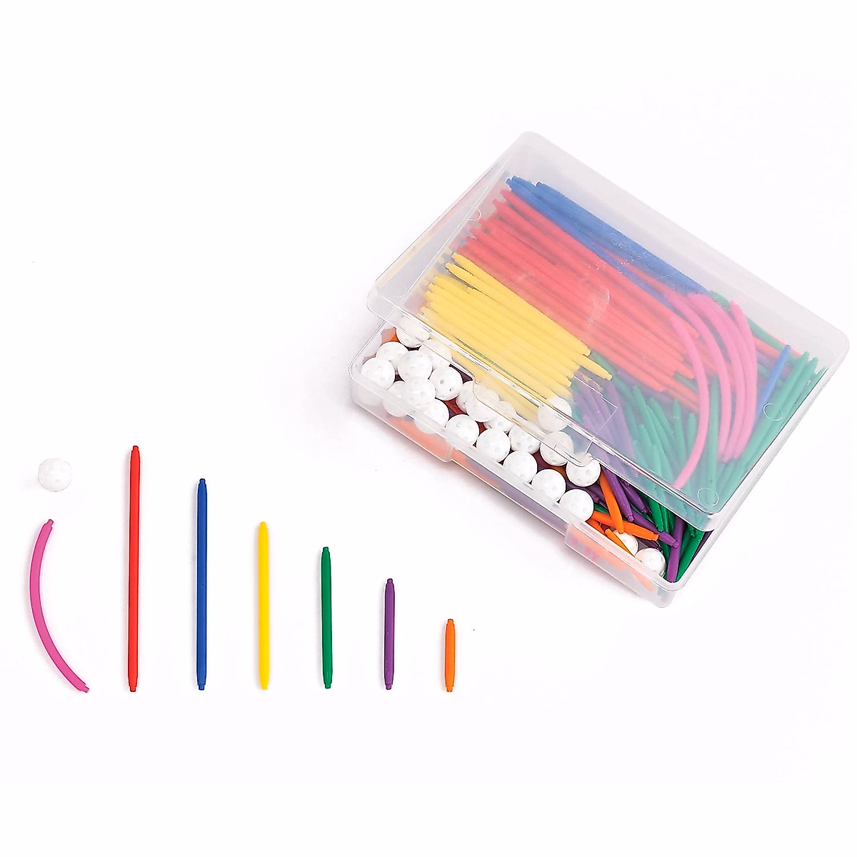 edxeducation Skeletal Geo Set - 330 Pieces - Construction Toy - Learn Vertices, Faces and Edges