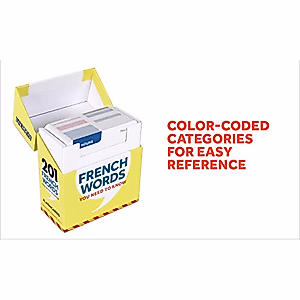 French Words and Phrases You Need to Know Flashcard Set (Barron's Foreign Language Guides) (French Edition)