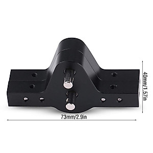 Dilwe RC Transfer Case, Metal Transfer Case for 1/10 D90 D110 Axial SCX10 RC Crawlers CarsModel car accessories