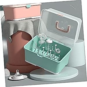 Nursing Bottle Holder Feeding Bottle Storage Box Portable Clothes Drying Rack Pacifier Container Dish Drying Rack Baby Bottle Drying Rack Nursing Bottle Storage Box Drying Box