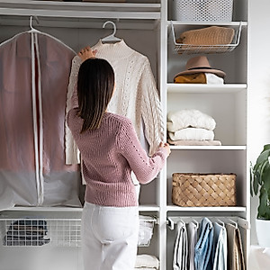 Plastic Hangers 20, 40, 60 Pack – Space Saving Hangers for Clothes – White Plastic Hangers for Neatly Hanging Clothing, Shirts, Jackets, Pants, Laundry, Dresses & More (20 Pack)