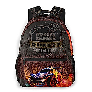 Rocket Sport League Backpack Man Woman Stylish Knapsack Travel Multipurpose Daypacks Boys Girls Shoulders Bag One Size