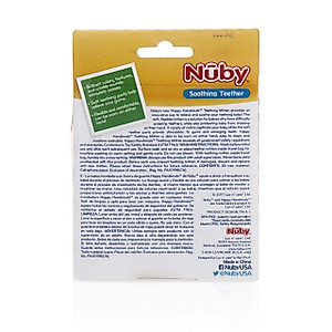 Nuby Happy Handimals Teething Mitten, Lion