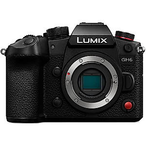 Panasonic Lumix GH6 Mirrorless Camera with Advanced Accessory and Travel Bundle | DC-GH6BODY | Extended 3 Years Panasonic Warranty
