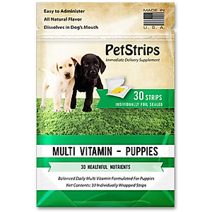 PetStrips Multi Vitamin for Puppies 30 Fast-Acting Strips (21005)