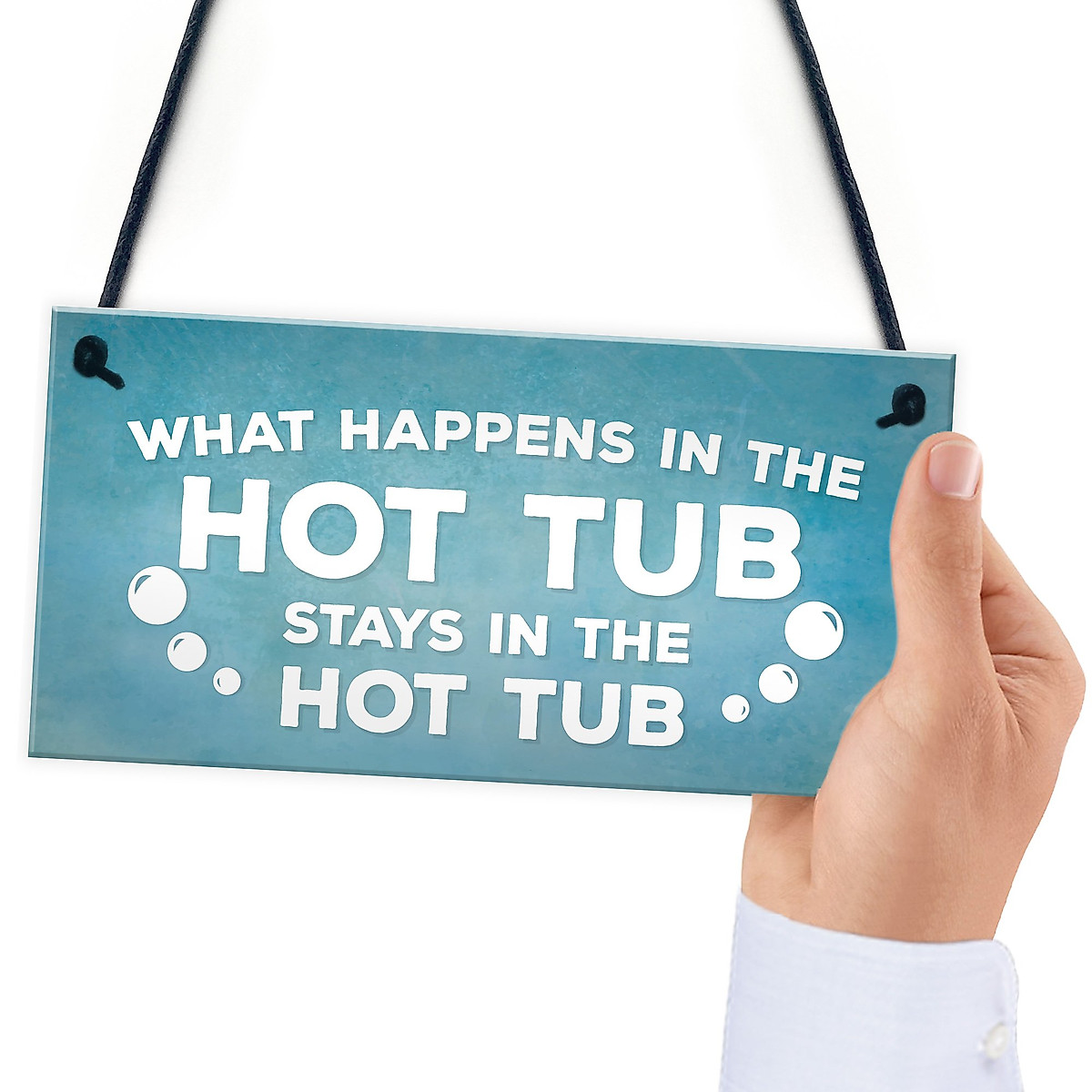 Hot Tub Novelty Funny Garden Hanging Wall Plaque Shed Jaccuzi Home Decor Sign