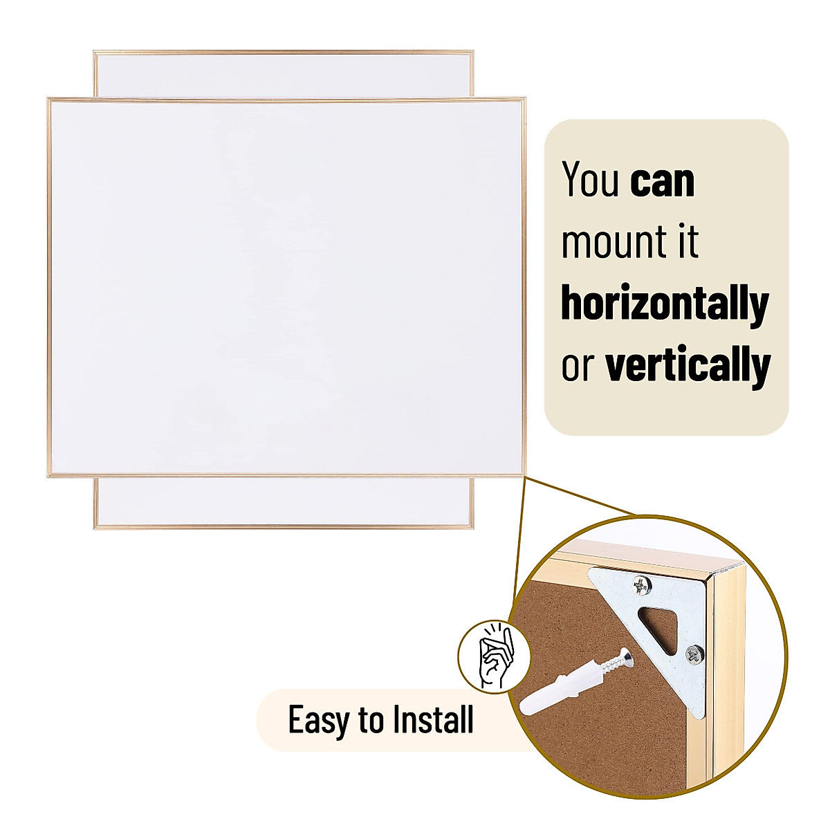 Mr. Pen- Dry Erase Board, 14” x 11”, Aluminum Frame with a Black Dry Erase Marker, Small Whiteboard, Mini White Board, White Board Dry Erase, Small Magnetic Board, Magnetic White Board