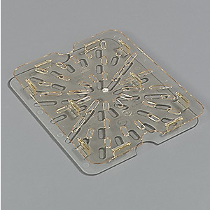 Carlisle FoodService Products 1043513 StorPlus High Heat Drain Shelf, Half Size, Amber