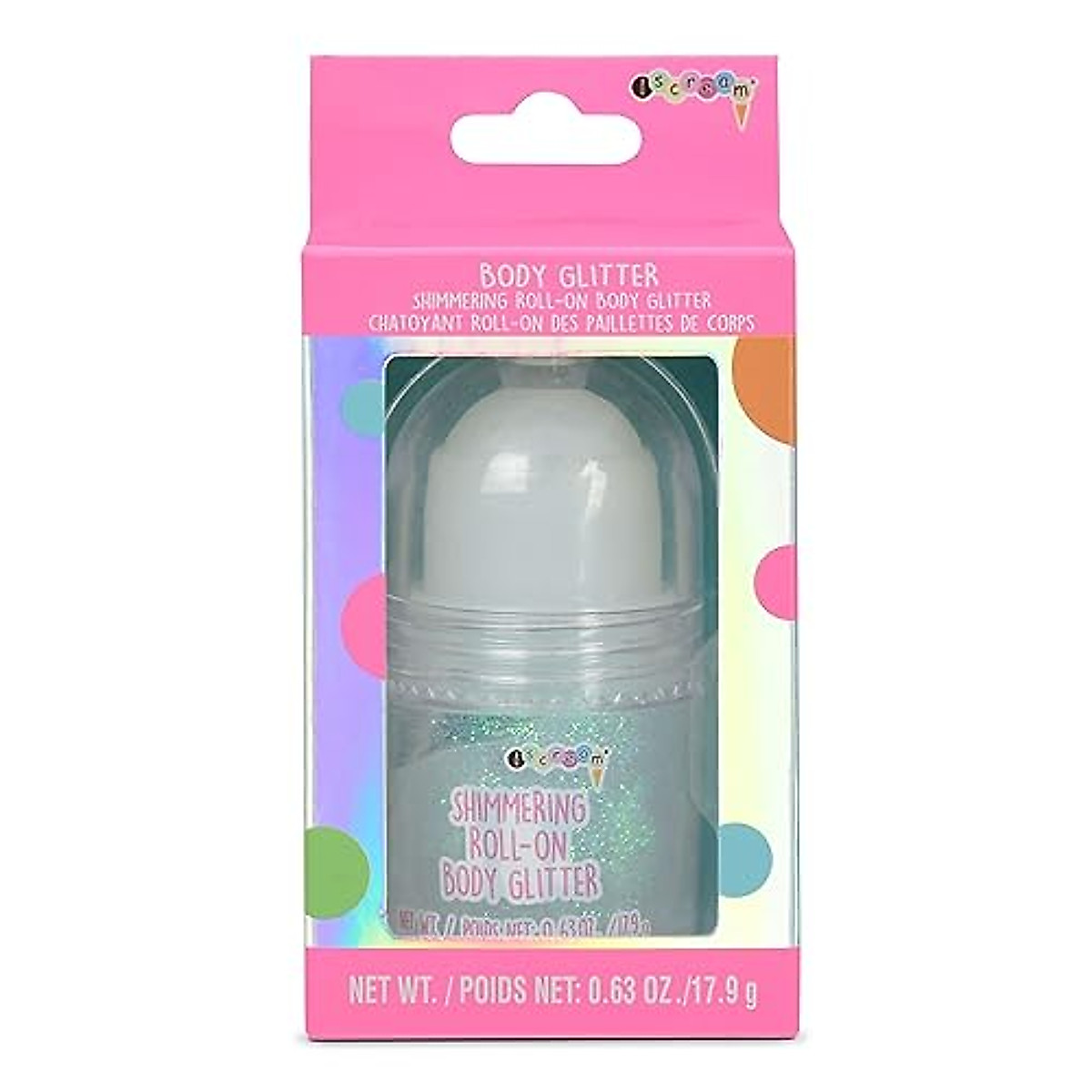 iscream Prettiest Rainbows Shimmering Roll On Body Glitter