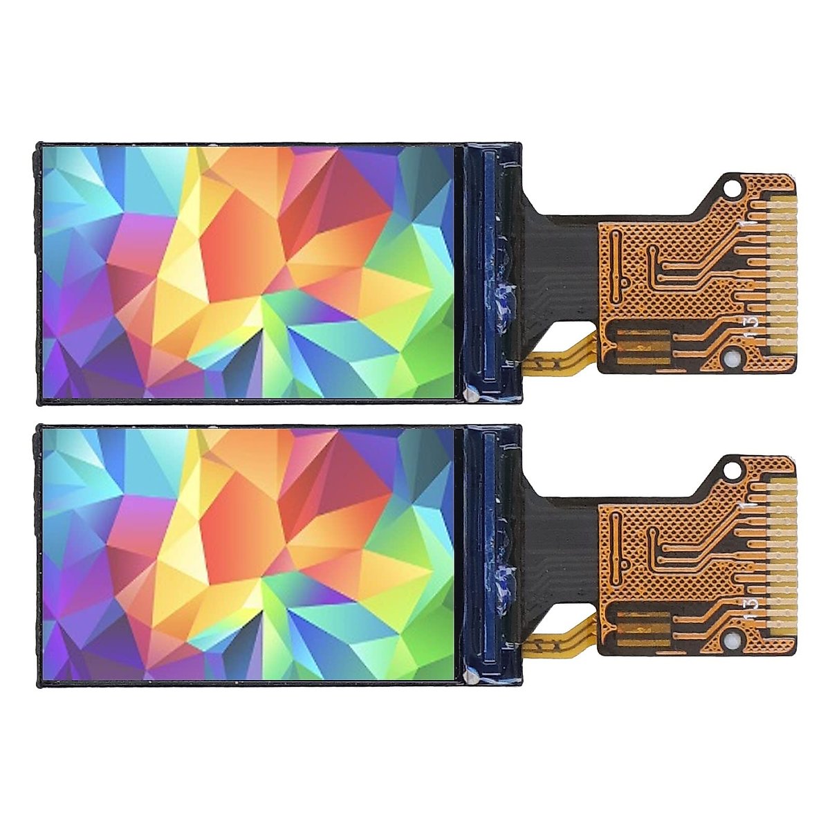Septpenta 1.08Inch IPS Display, 128X220 SPI Ports, Embedded CG9203 Driver, High Light Transmission and Low Power Consumption Fast Response LCD for STM32 and Other Controller Boards