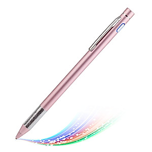Pencil for Samsung Galaxy Tab A7 A8 A9 Stylus, Rsepvwy Active Digital Stylus with 1.5mm Ultra Fine Tip Stylus Pen for Samsung Galaxy Tab A7 A8 A9,Pink