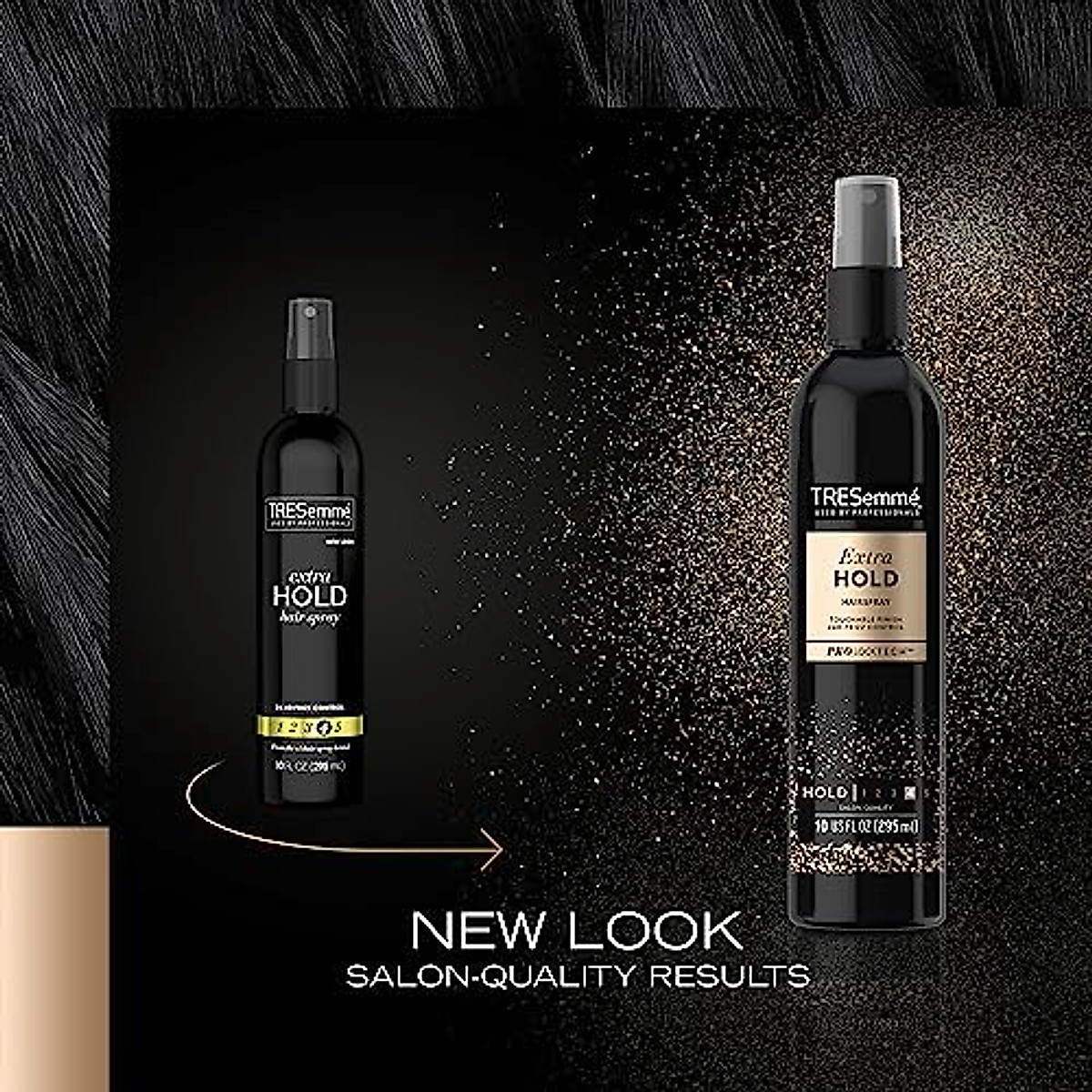 TRESemme Two Spray with Extra Hold Non-Aerosol Hairspray, 10 oz, Extra-Firm Control, Strong Hold with Touchable Feel, Humidity Resistant, Frizz Control, Pack of 3 Pump Bottles.