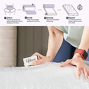 NapQueen 14 Inch Full Size Mattress, Cooling Gel Memory Foam Mattress, Bed in a Box