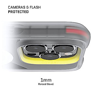 Ghostek Covert iPhone 14 Pro Max Case Clear - Compatible with Apple MagSafe, Silicone Fusion, Slim Fit Shockproof Phone Cover (6.7 Inch, Clear)