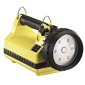 Streamlight 45825 E-Flood LiteBox 1500-Lumen 4700 Candela Rechargeable Flood Beam Lantern with Vehicle Mount System, Direct Wire DC Charging Rack, and Heavy Duty Shoulder Strap, Yellow