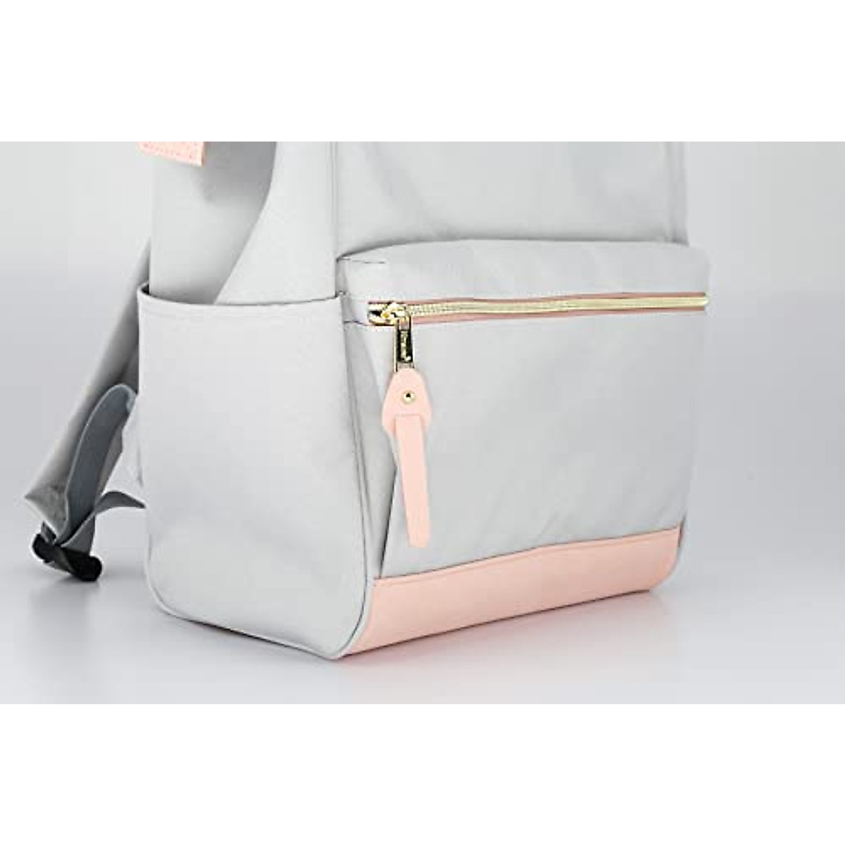 Himawari Laptop Backpack for Women&Men,Wide Open Large USB Charging Port 15.6 Inch Laptop Doctor College Work Bag(123#-Black)