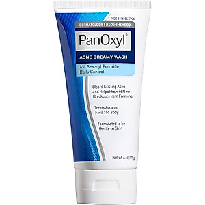 Panoxyl 4% Benzoyl Peroxide Acne Creamy Wash 6 oz (Pack of 2)