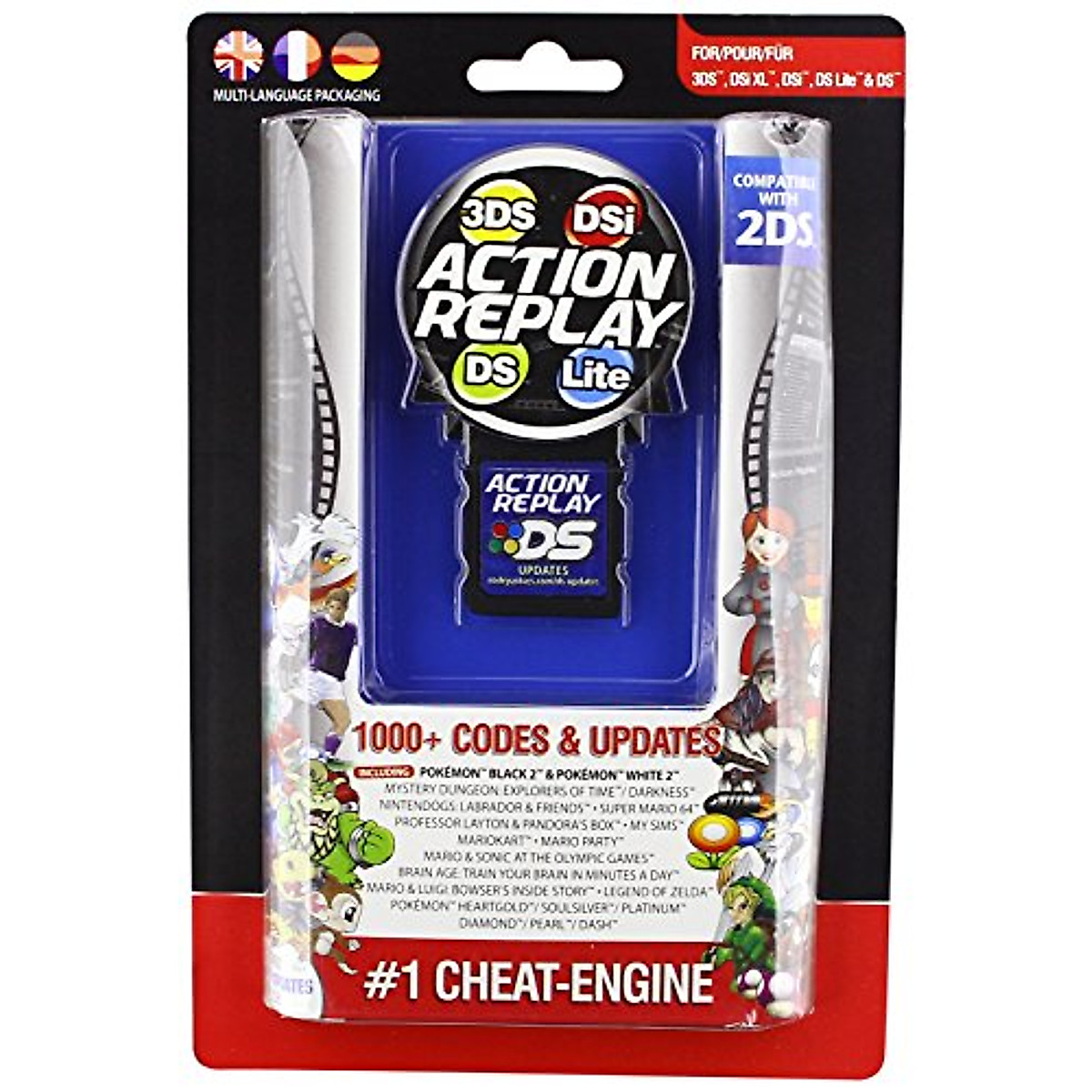 Datel Action Replay Cheat System (3DS/DSi XL/DSi/DS Lite) - DS blue