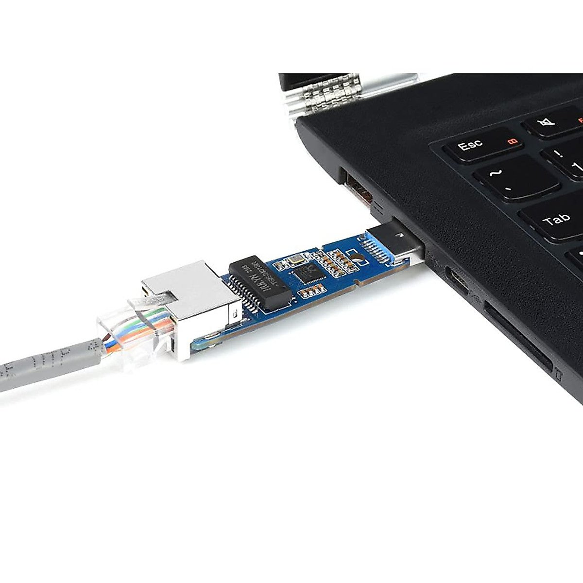 USB 3.2 Gen1 to RJ45 Gigabit Ethernet Converter, No Need Driver,Plug and Play,Multi Systems Compatibility