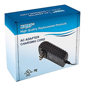 HQRP AC Adapter Compatible with Western Digital WD My Cloud WDBCTL0020HWT WDBCTL0030HWT WDBCTL0040HWT, 2TB 3TB 4TB Network Attached Storage NAS, Power Supply Cord Plus HQRP Euro Plug Adapter