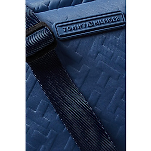Tommy Hilfiger Jillian II-Crossbody-TH Bias Embossed Nylon Charcoal Blue One Size