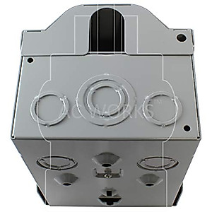 AC WORKS Super Durable Industrial Grade Locking Power Input Inlet (CS6375 50Amp Metal Box)