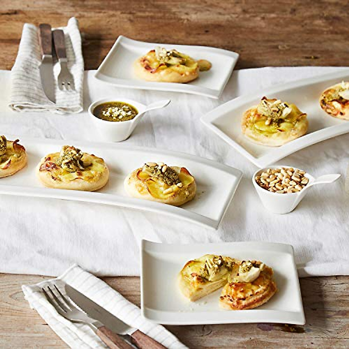 Villeroy & Boch New Wave B&B Appetizer Plate, 7 x 6 in, White