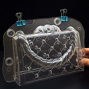 3D Lady Bag Plastic Chocolate Mould DIY Handmade Cake Chocolate Mold Polycarbonate Bag Candy Cake Decorating Tools Molds
