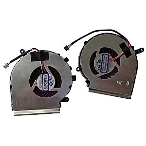 CPU Cooling Fan + Gpu Cooling for Msi Ge72 Ge62 2QD 2QE Pe60 Pe70 Gl62 Gl72 Gp72 Gp62, 2 Fans PAAD06015SL N302 N303