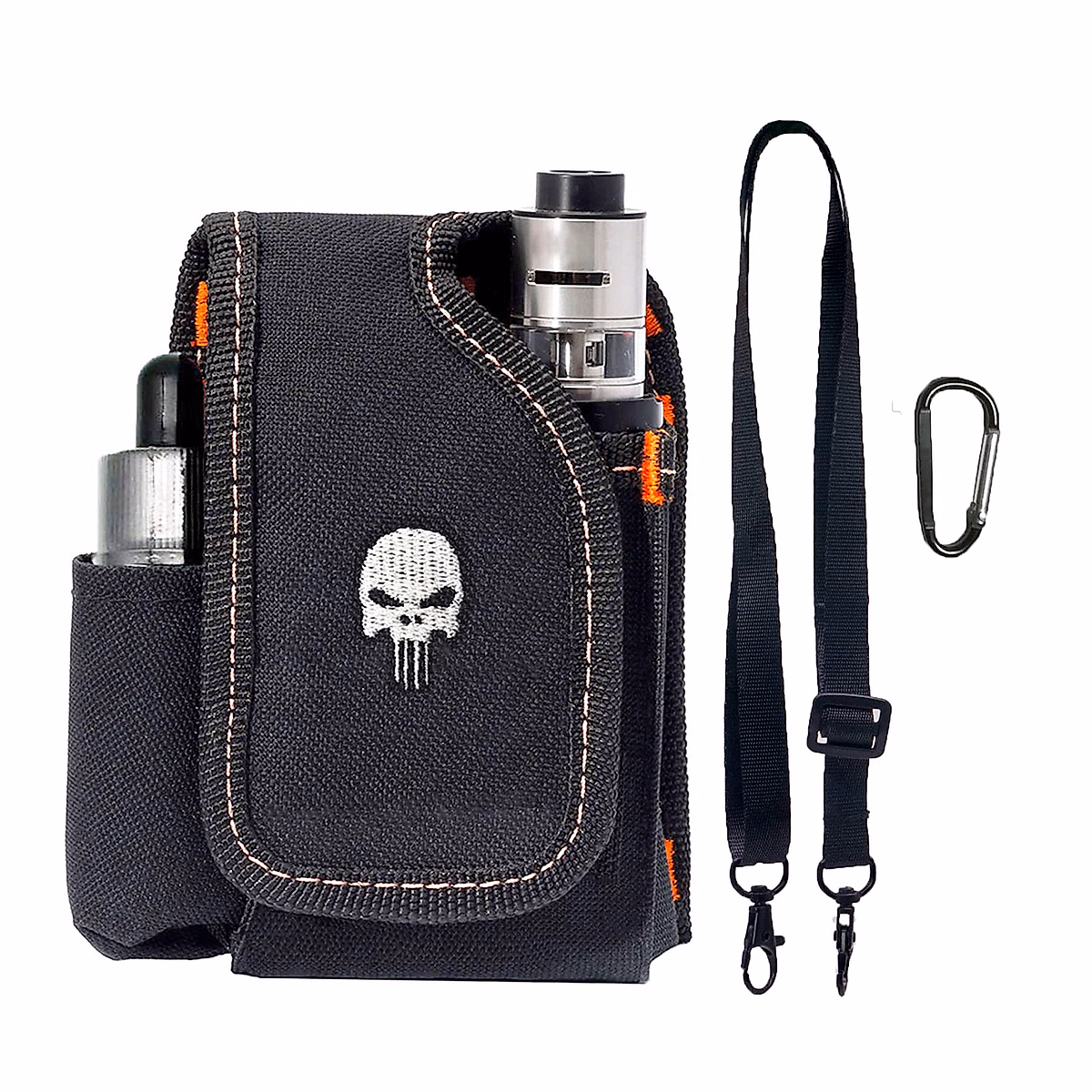 Vape Mod Carrying Bag with Straps, Vapor Case For Box Mod, Tank, E-juice, Battery - Best Vape Portable Travel to Keep Your Vape Accessories Organized [CASE ONLY]
