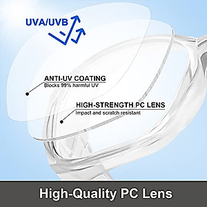 OXG 12 Pack Stylish Safety Glasses Goggles for Women, ANSI Z87.1 Protective Eyewear Blue Light Blocking Anti Dust UV Eye Protection Glasses For Nurses Lab