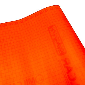 Yifely Solid Color Peel & Stick Shelf Liner Removable Drawer Paper for Covering Home Furniture School Old Lockers, Orange, 17.7 Inch by 9.8 Feet