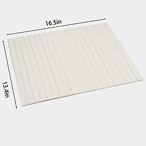 BBLFH Sofa Arm Tray Table Flexible Sofa Couch arm Table (Size 16.5"x13.4"x0.3" Thick)