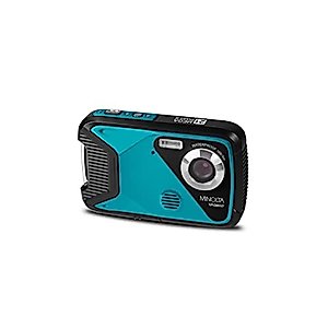 Minolta MN30WP 21 MP / 1080P HD Waterproof Digital Camera (Teal)