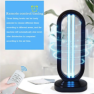 Lumivyx Haloclean Uv - Official Flagship, Uvo254 Powered Home Disinfection Tower, Lumivyx Haloclean UV, Cleans The Bedroom and Provides Lighting (3Pcs Black)