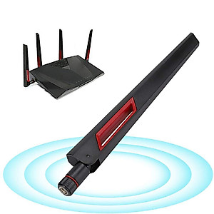 3Pcs Band Router Antenna Router Adapter Antenna 8DBi High Gain Omnidirectional Network Card Antenna Fit for EX6200, AC15, AC68U, AC88U, AC3200, AC66U Router