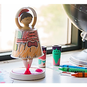 Toyish educational STEM toys for creative kids and kids at heart. Customizable magnetic toy for learning and building. For 4 year olds and older. Flamenco Dancer Toy Kit.