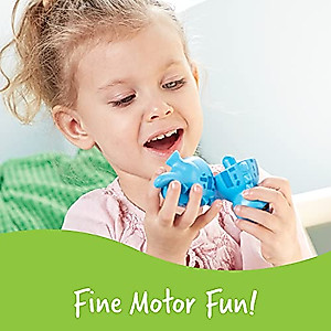 Learning Resources Snap-n-Learn Matching Dinos - 18 Pieces, Ages 18+ Months Toddler Fine Motor Toys, Counting & Sorting Toy, Shape Sorting, Dinosaurs Toys, Sensory Bin Toys