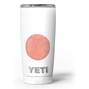 Design Skinz The Red and White Polka Dot Pattern - Skin Decal Vinyl Wrap Kit Compatible with The Yeti Rambler Cooler Tumbler Cups