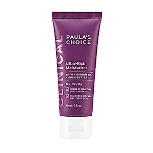 Paula's Choice CLINICAL Ultra-Rich Face Moisturizer with Jojoba, Coconut Oil & Shea Butter, Redness-Prone, Dry, Sensitive Skin, 2 Ounce