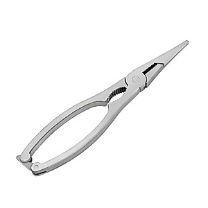 ROYALEAD Stainless Steel Seafood Tools Crabb Stripping Pincers Kitchen Crabb Shrimp Peeling Clamp Pliers Clip