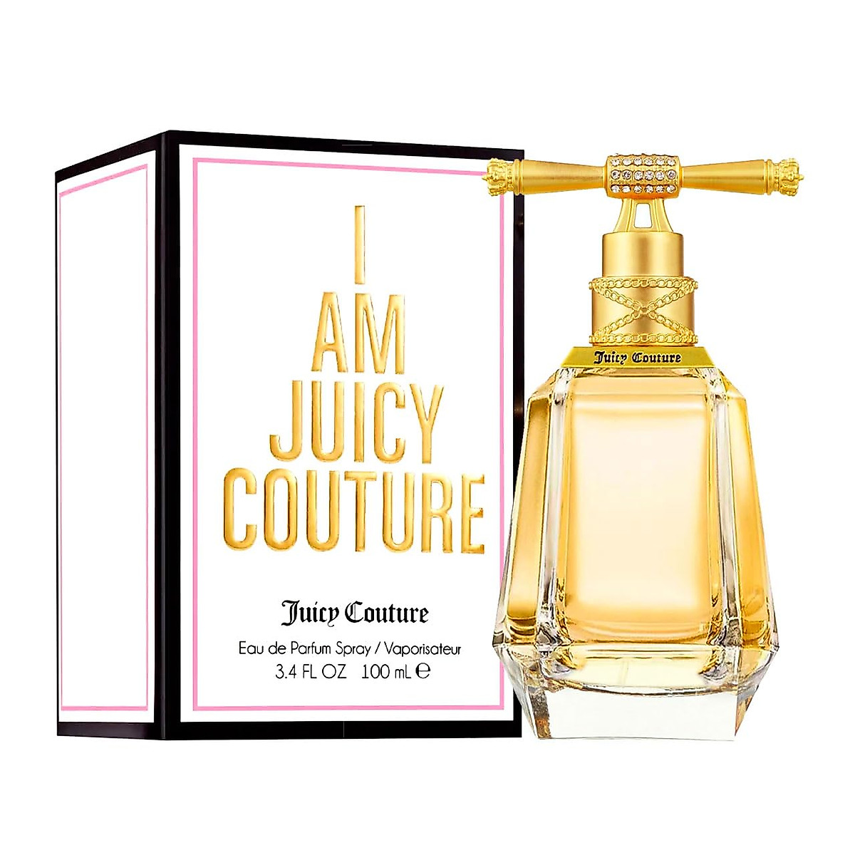 Juicy Couture, I am Juicy Eau De Parfum, Women's Perfume with Notes of Pomelo, Gardenia & Amber - Fruity & Sweet Perfume for Women, EDP Spray, 1.7 Fl Oz