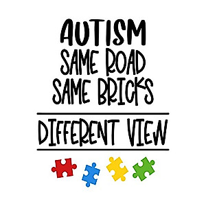 Simply Remarkable Set of 3 Autism Poster Prints Autism Awareness Home Decor Autistic Spectrum (8x10, Set of 3)