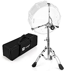 Vangoa Snare Drum Stand Lightweight Double Braced Adjustable Height Snare Stand with Carrying Bag Fit 10" to 15" Dia Drums