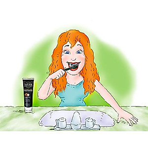 The Natural Dentist Charcoal Whitening SLS-Free Toothpaste, Cocomint, 5 Ounce Tube