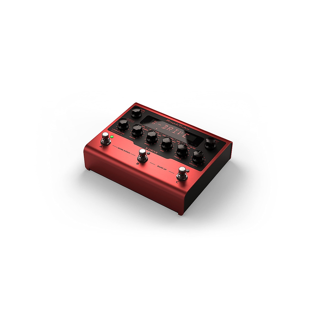 IK Multimedia AmpliTube X-DRIVE Distortion pedal, All-time distortion, overdrive, fuzz, compressor and more with onboard cabinet emulation